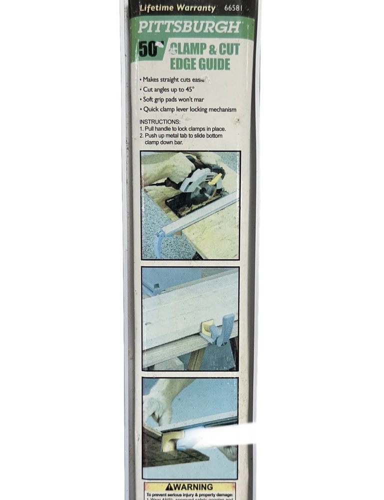 Pittsburgh 66581 50?In. Clamp & Cut Edge Guide | Pawn Express of Troy